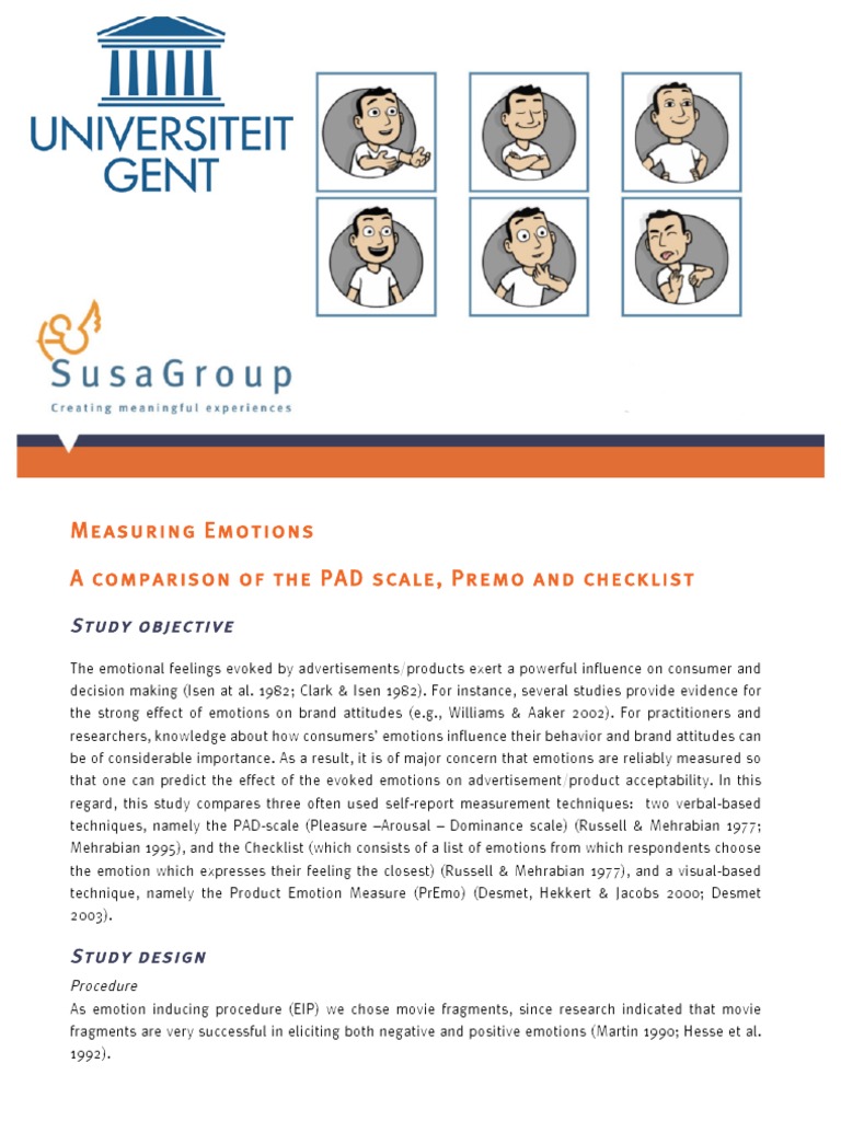 Comparing Methods For Measuring Emotions | PDF | Limbic System ...