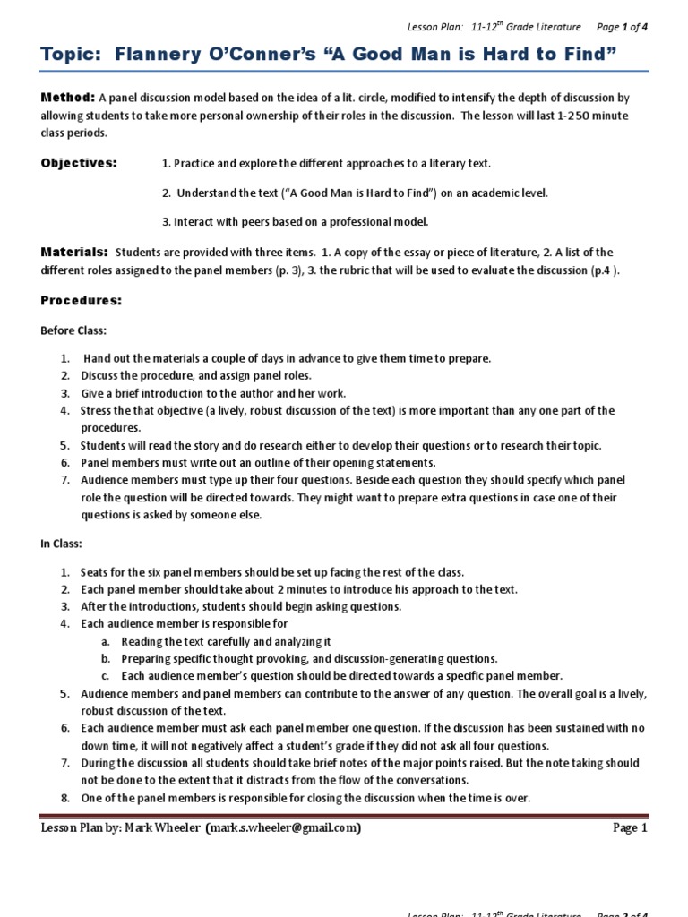 Student Panel Discussions | PDF | Conversation | Lesson Plan