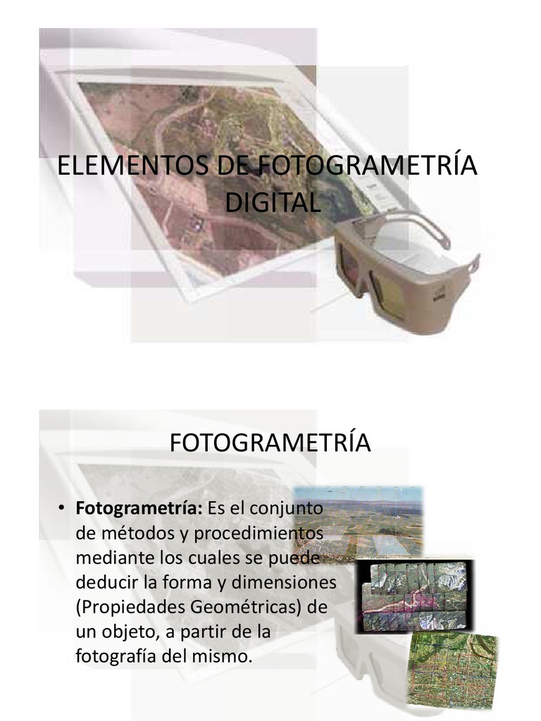Fotogrametría Digital | PDF | Fotografía aérea | Percepción visual