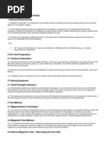 Magnetic Particle Inspection Procedure | PDF | Nondestructive Testing ...