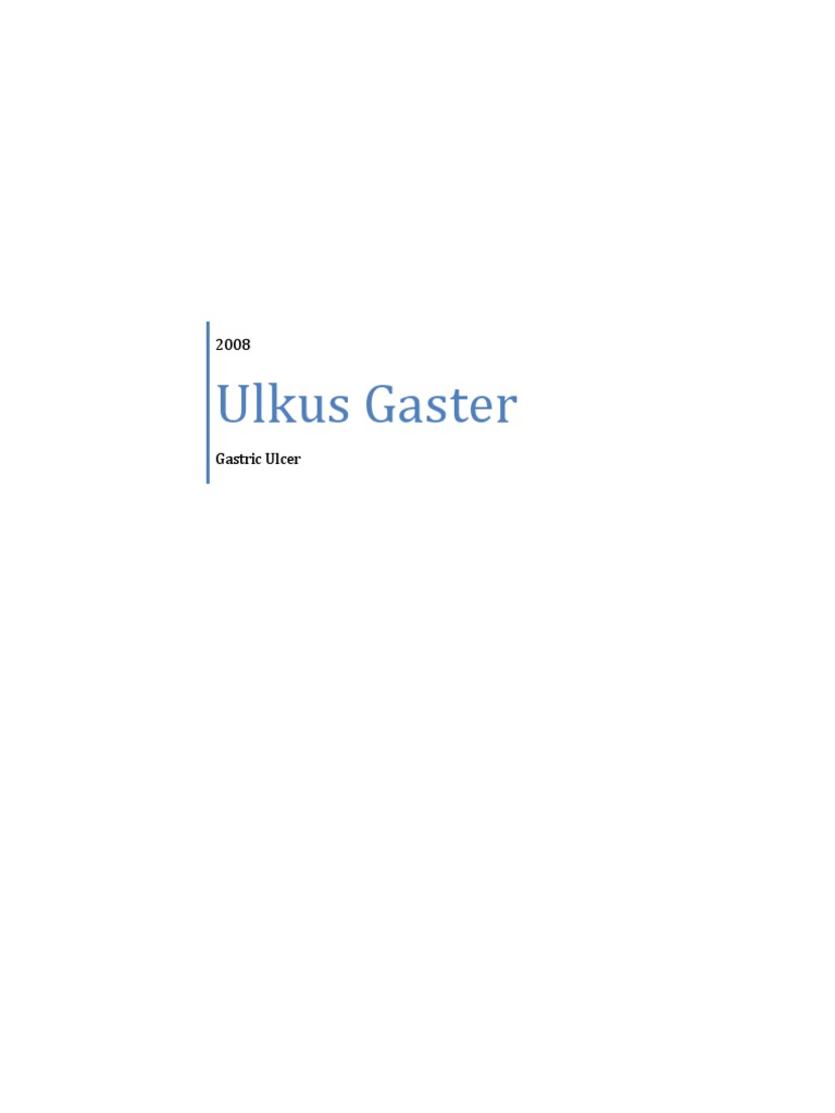 Ulkus Gaster | PDF