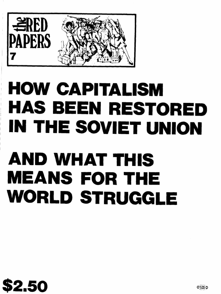 How Capitalism Was Restored in The Soviet Union | PDF | Capitalism ...