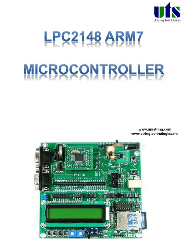 LPC2148 ARM7 Microcontroller | PDF | Usb | Analog To Digital Converter LPC2148 ARM7 Microcontroller | PDF | Usb | Analog To Digital Converter