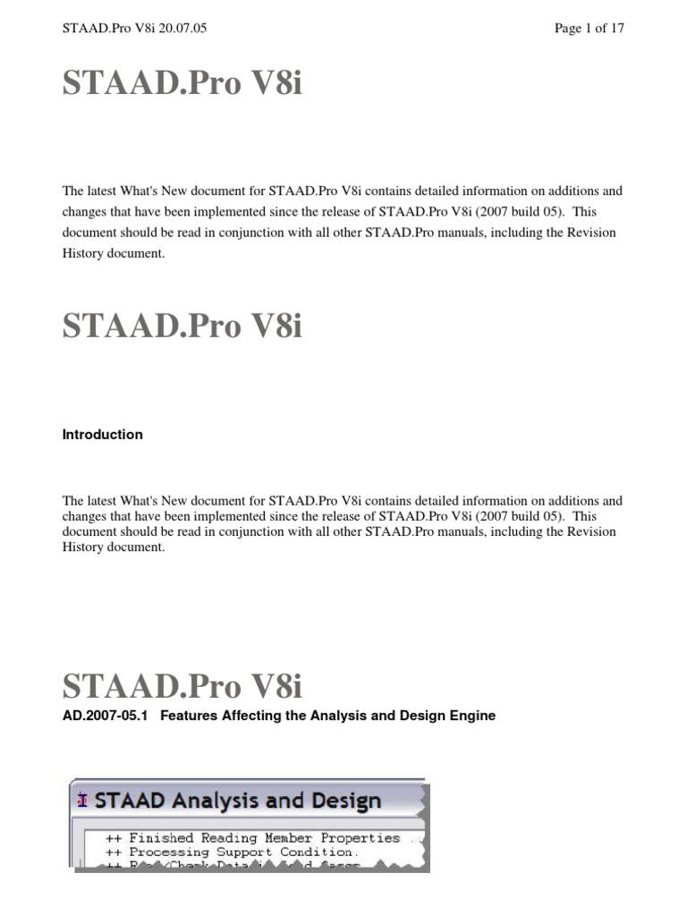 Staad Pro Tutorials | PDF