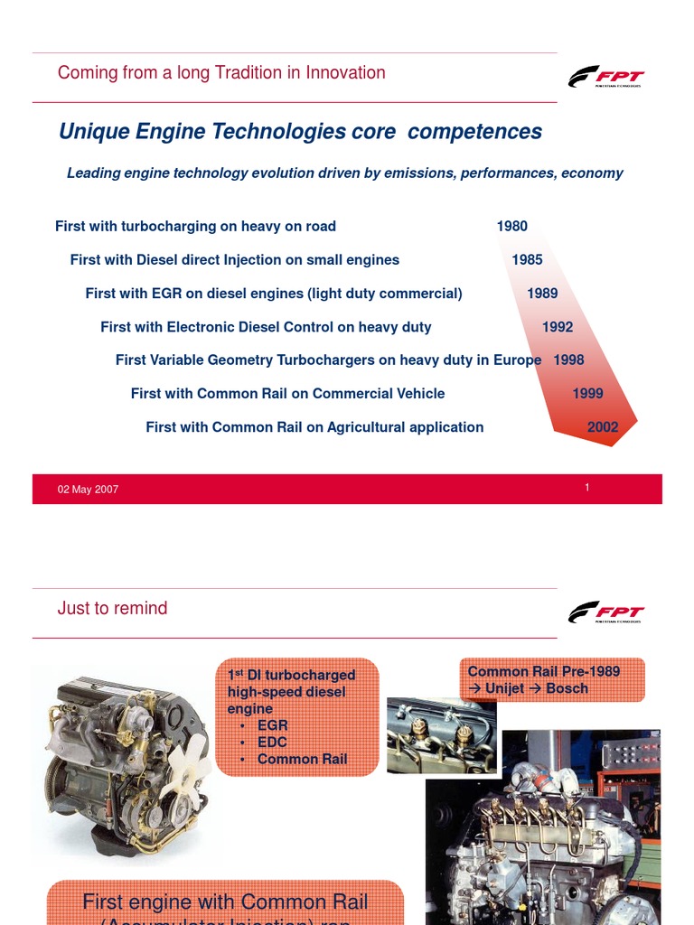 Diesel Engine Tech Innovators | PDF
