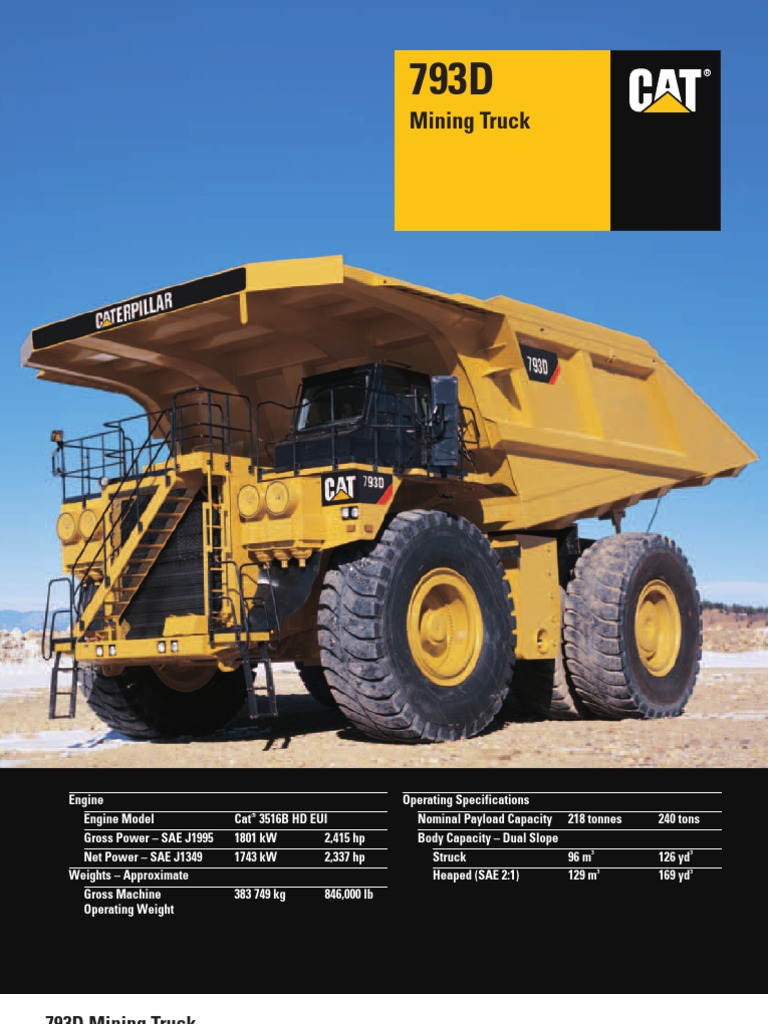 Cartilla Especificaciones Camion 793 PDF | PDF | Transmission ...