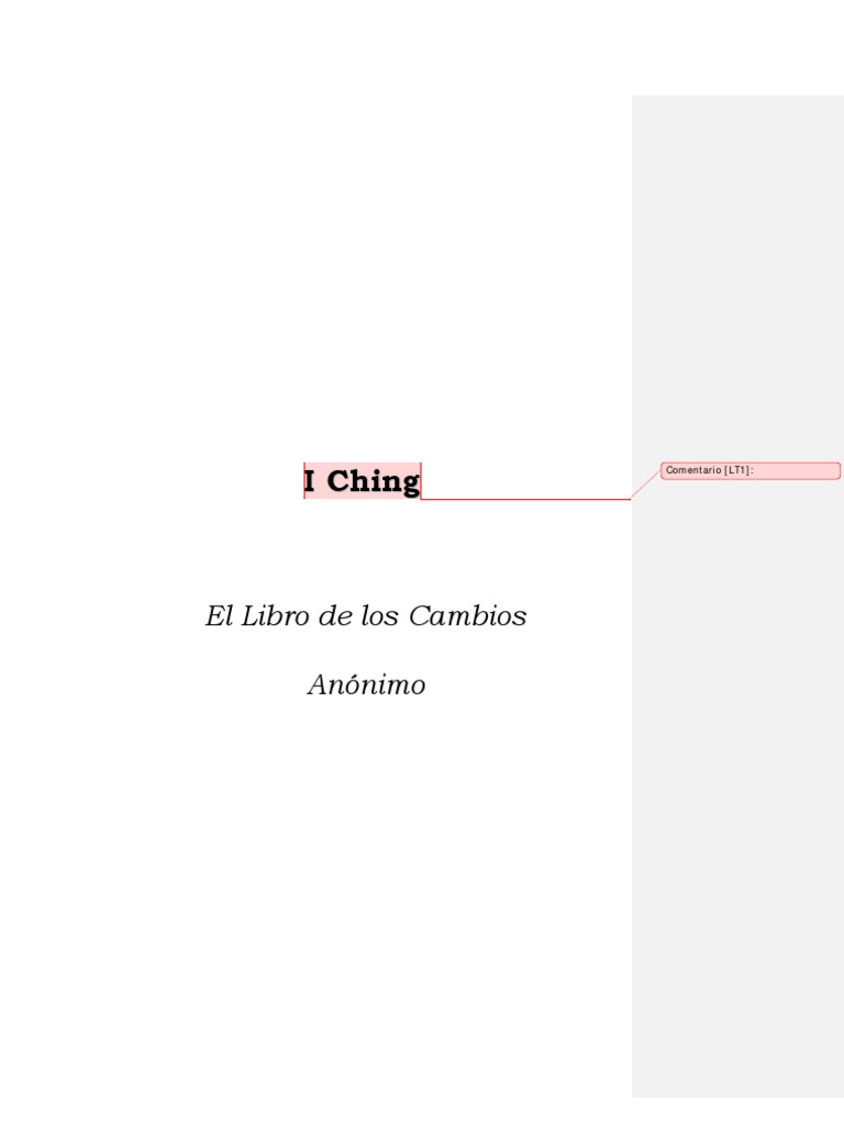 Anonimo - I Ching PDF | PDF | Science | Ciencia filosófica
