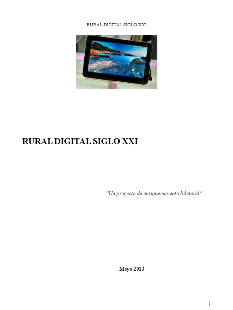 Rural Digital 2 | PDF | Tableta | Internet