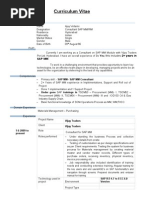 SAP MM Module Resume With 3 Years Experience | PDF | Sap Se | Business ...