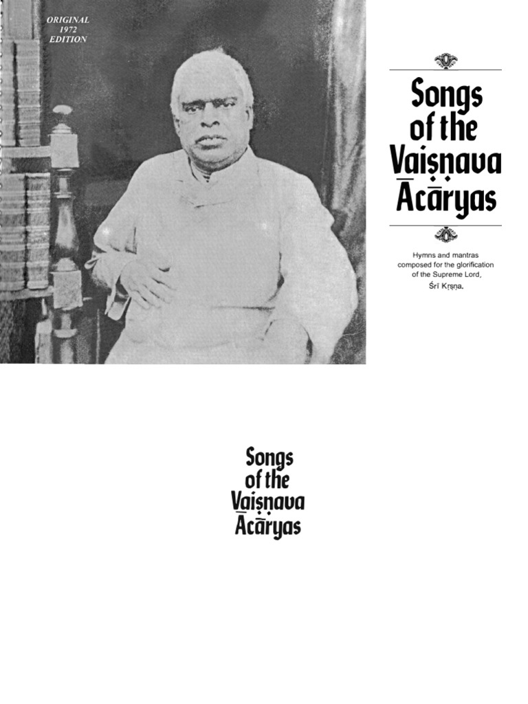 Songs of The Vaishnava Acharyas | Download Free PDF | Bhagavad Gita ...