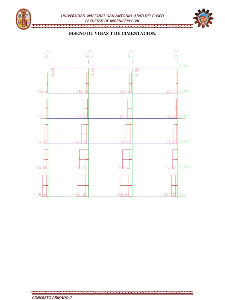 Diseño de Vigas T de Cimentacion | PDF | Tecnología