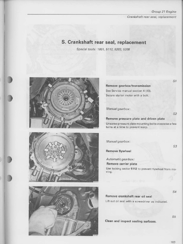 VOLVO 240 SECT. 2 - ENGINE d20 d24 - Repairs Part 2 | PDF | Vehicle ...