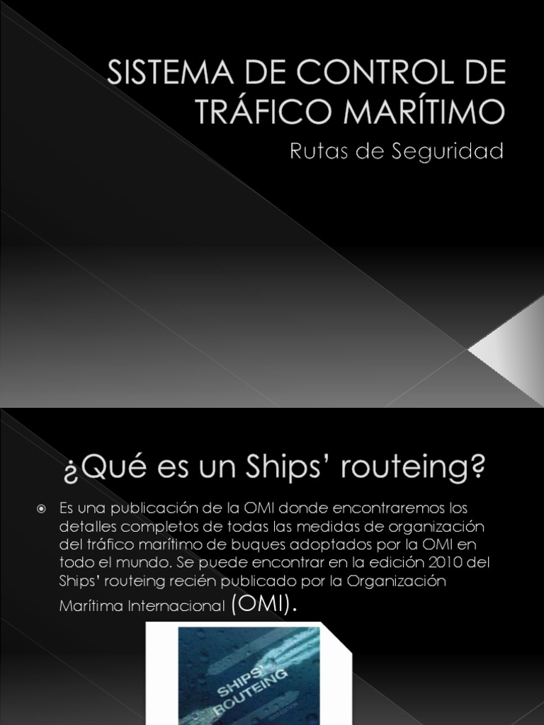 SISTEMA DE CONTROL DE TRÁFICO MARÍTIMO | PDF | Mar | Navegación