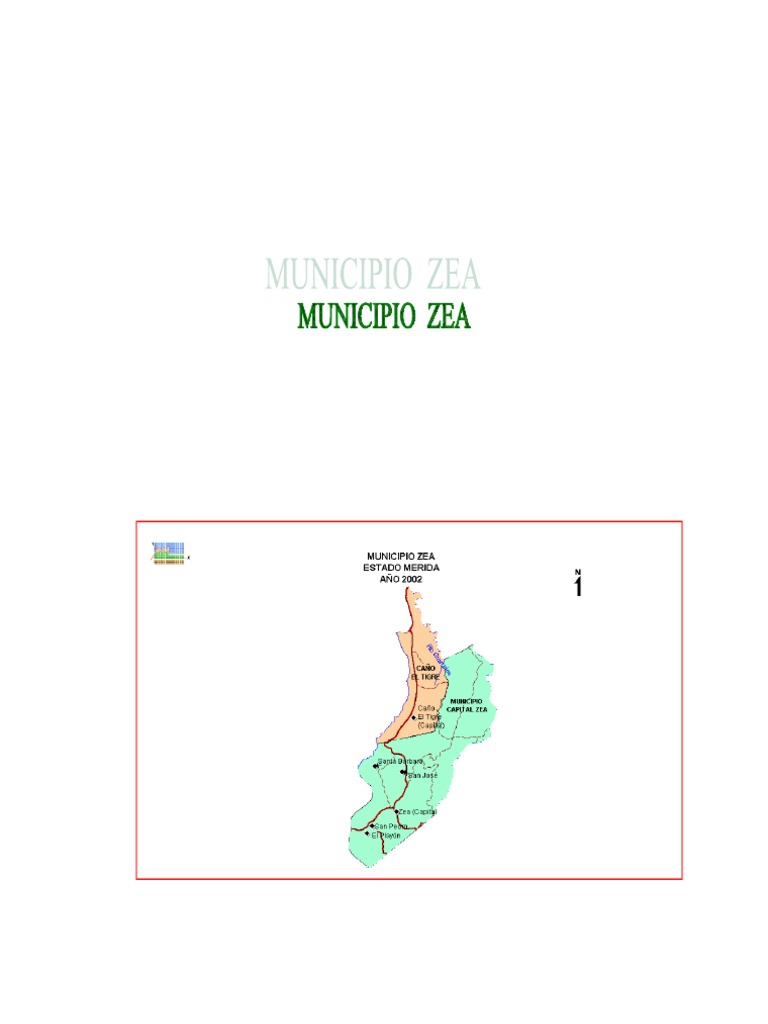 Mapa y Características del Municipio Zea | PDF | Ciencias de la Tierra ...