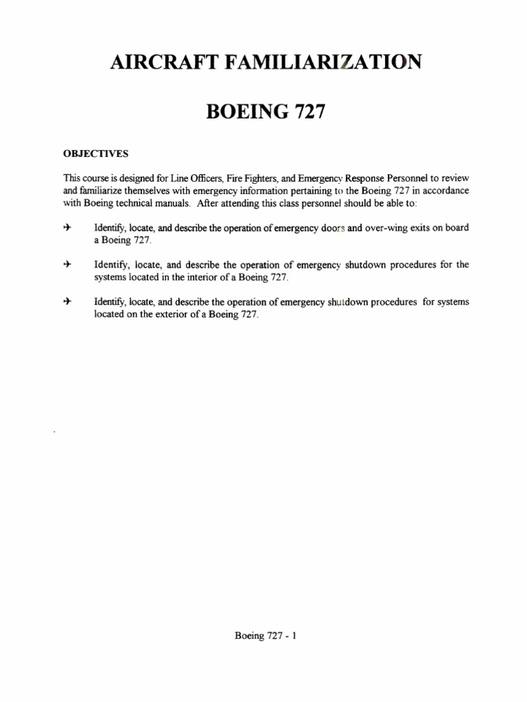 Boeing - 727 Electrical System | PDF