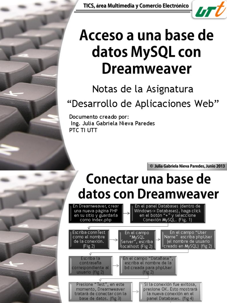 Xampp 2 | PDF | Adobe Dreamweaver | Tabla (base de datos)