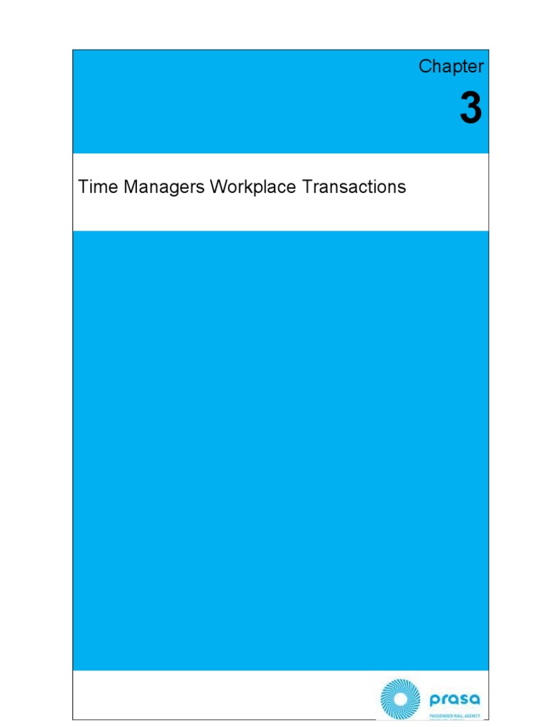 Time Management Training Guide Time Managers Workplace | PDF | Menu ...