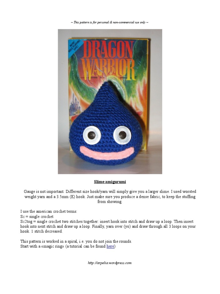 Slime Amigurumi Crochet