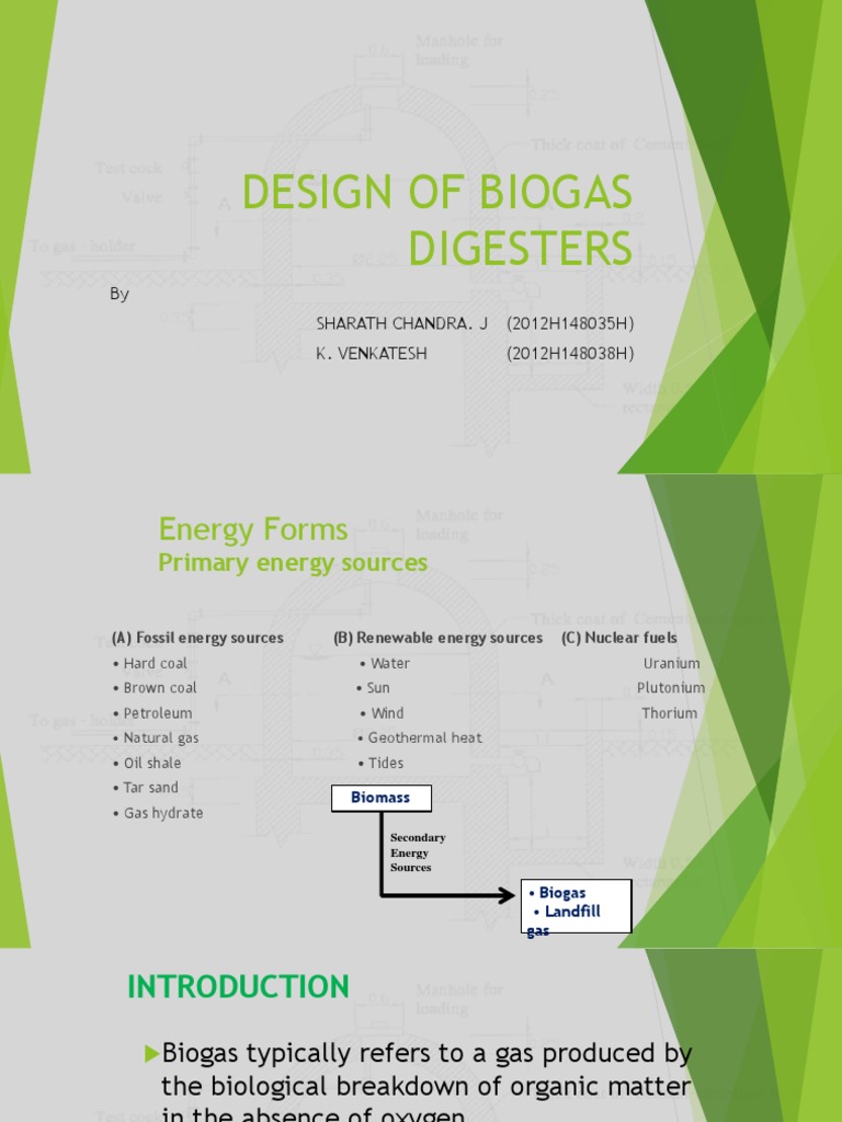 Design of Biogas Digesters | Download Free PDF | Biogas | Anaerobic ...