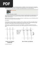 Re-Bar Staggered Lap Splices | PDF | Building Engineering | Civil ...