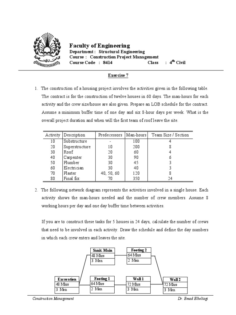 Cm Exercise 7 Pdf Engineering