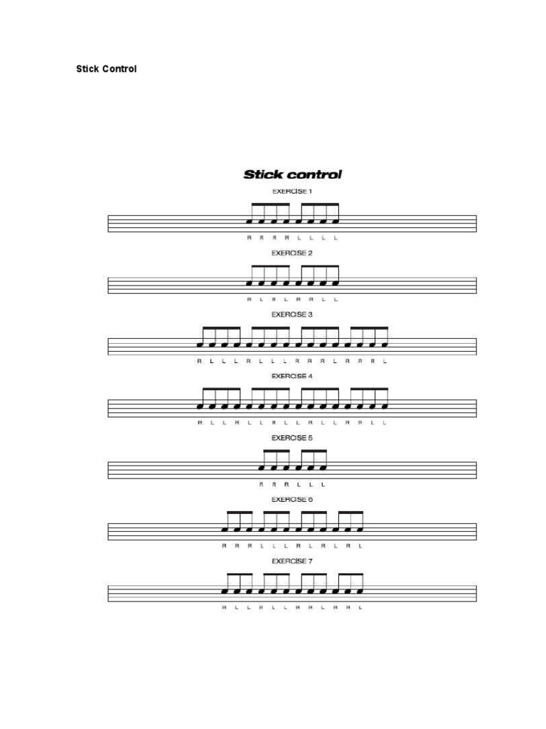 Stick Control | PDF