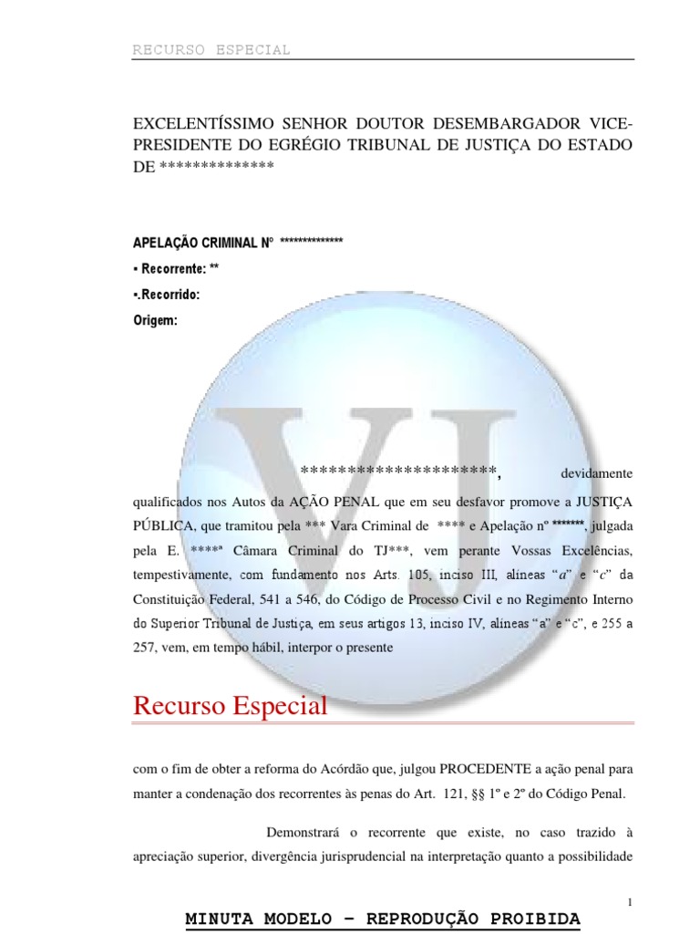 REsp Modelo | PDF | Procedimento criminal | Confissão (jurídico)
