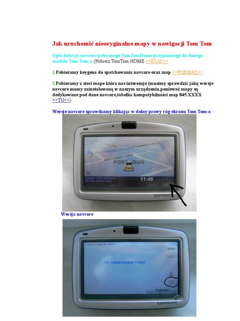 Patchowania Map I Navcore TomTom Cz.1 | PDF