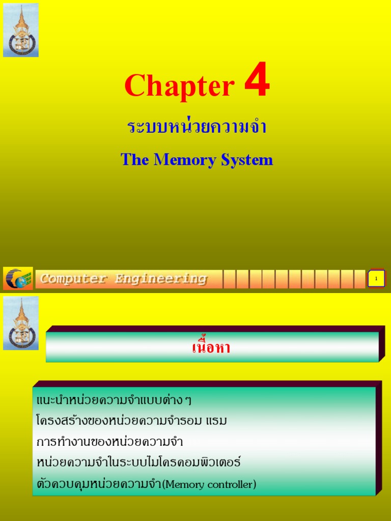Chapter 04 | PDF | Random Access Memory | Computer Memory