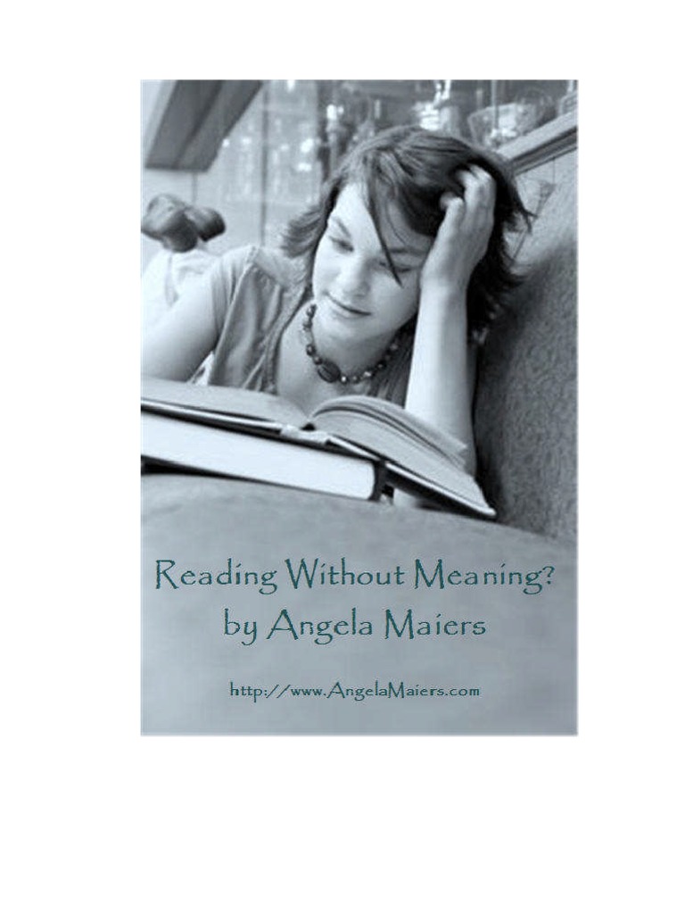 Reading WITHOUT Meaning | PDF | Reading (Process) | Literacy