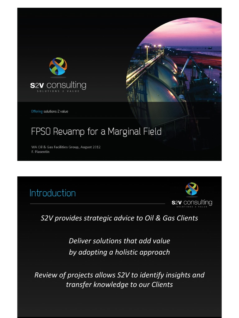 Fpso Revamp For A Marginal Field Ea-Spe | PDF | Oil Tanker | Industries