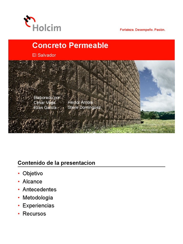 Concreto Permeable: Innovación y Usos | PDF | Agua subterránea ...