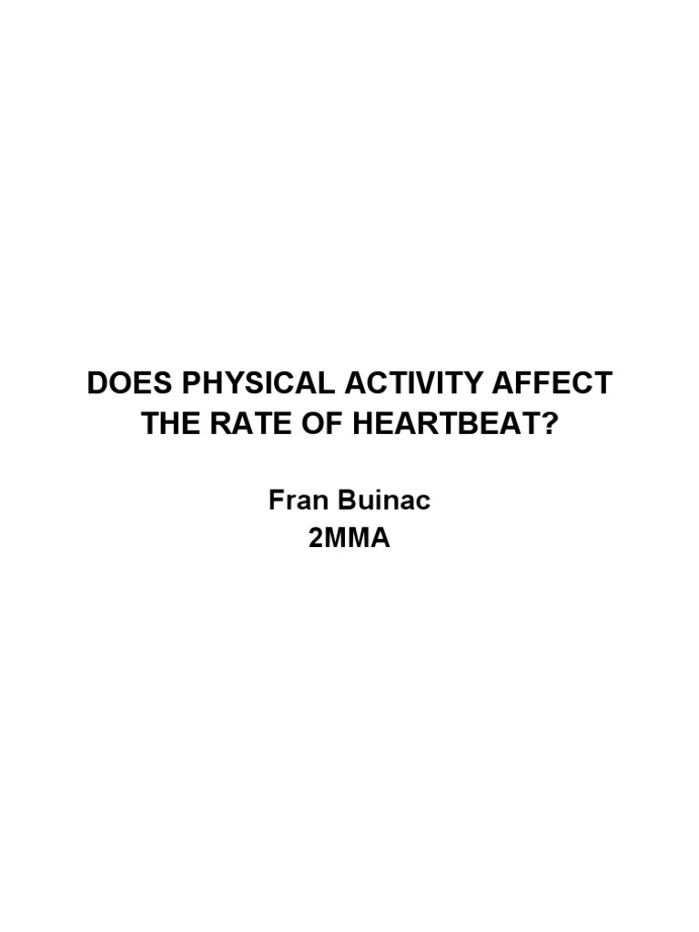 Bio Lab Report | PDF | Heart Rate | Pulse