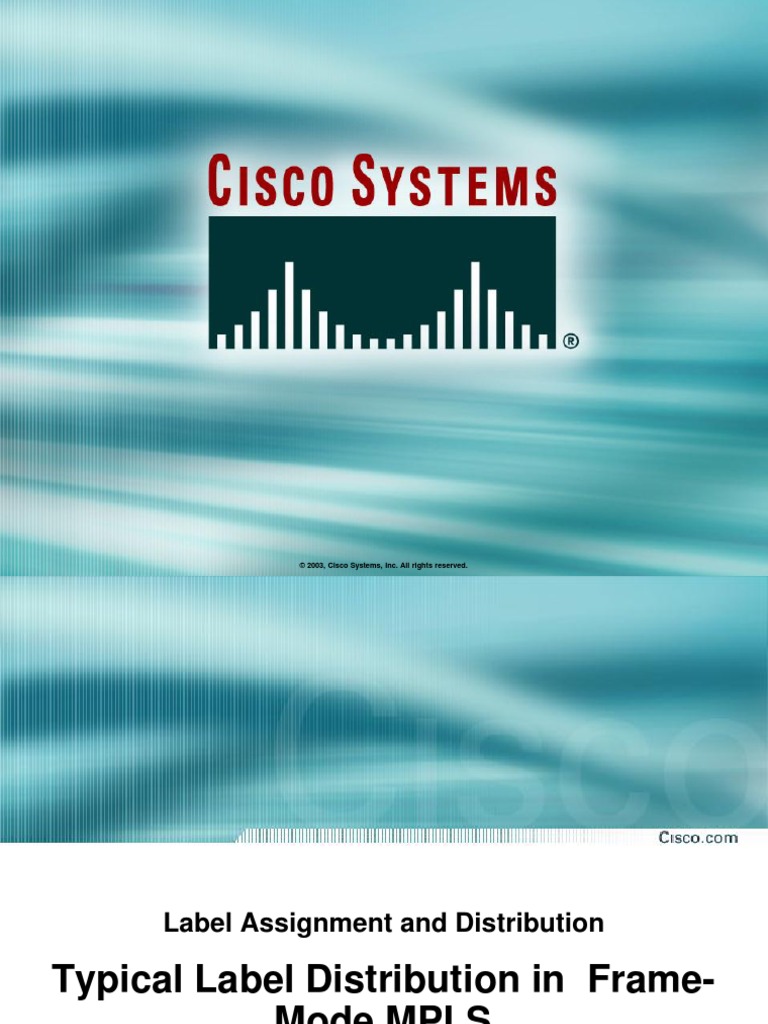 © 2003, Cisco Systems, Inc. All Rights Reserved | PDF | Multiprotocol ...