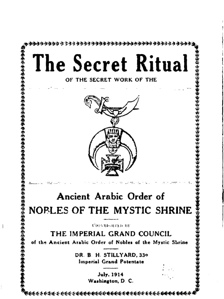 The Secret Ritual | PDF | Freemasonry | Religion And Belief