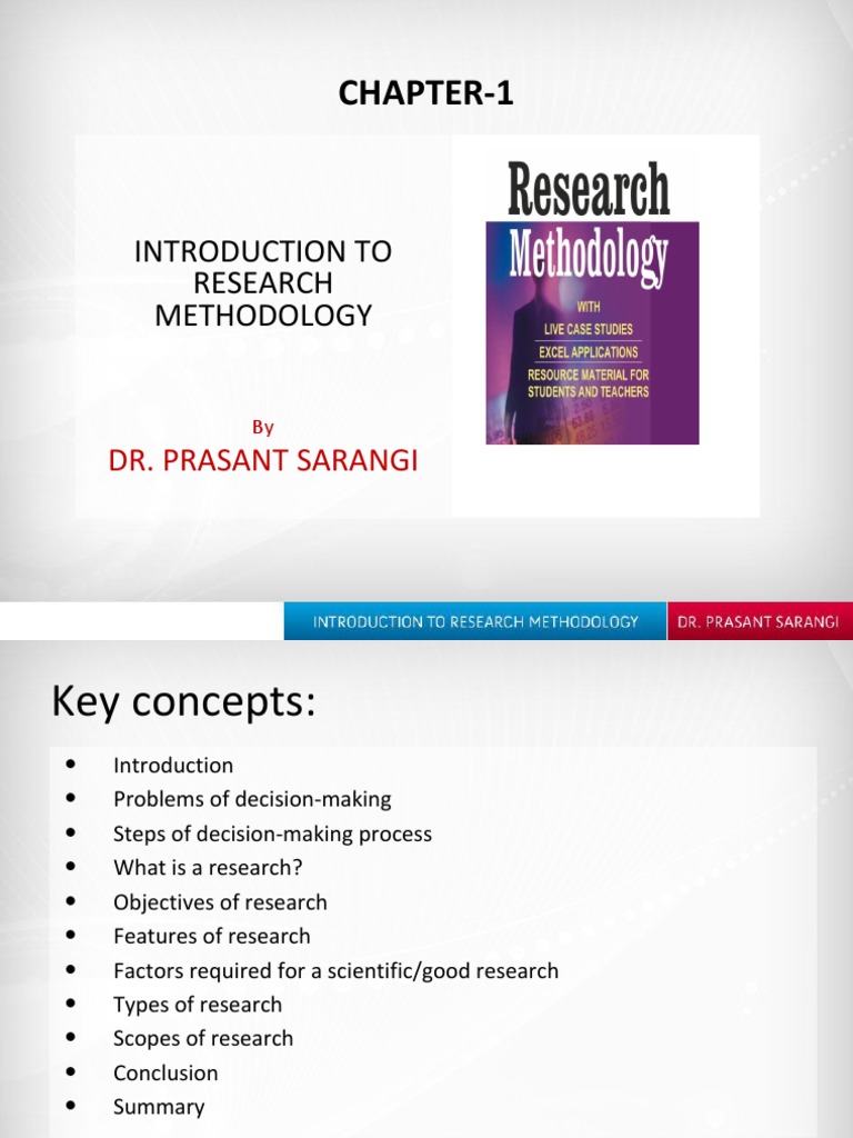 Research Methodology ... Chapter 1 | PDF