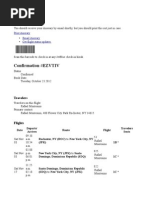JetBlue - Itinerary - Print | PDF | Baggage | Fee