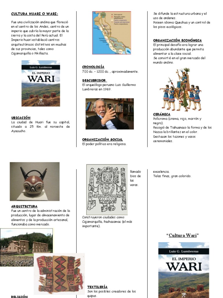 Triptico Cultura Wari | PDF