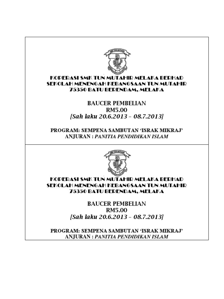 Baucer Koperasi | PDF