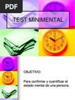 SPANISH Mini Cog PDF | PDF | Salud y bienestar | Medicina