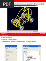 Adams Car Tutorial | PDF | Graphical User Interfaces | Steering