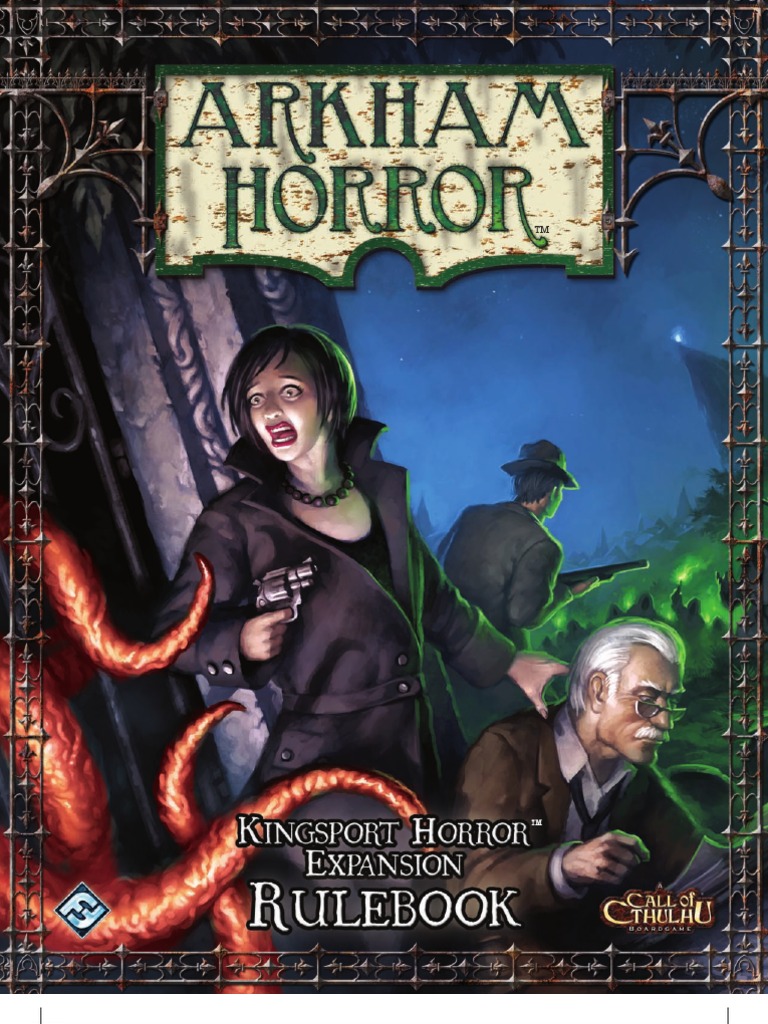 Arkham Horror Kingsport Horror AHKH Rules Eng-1 | PDF | Gaming | Leisure