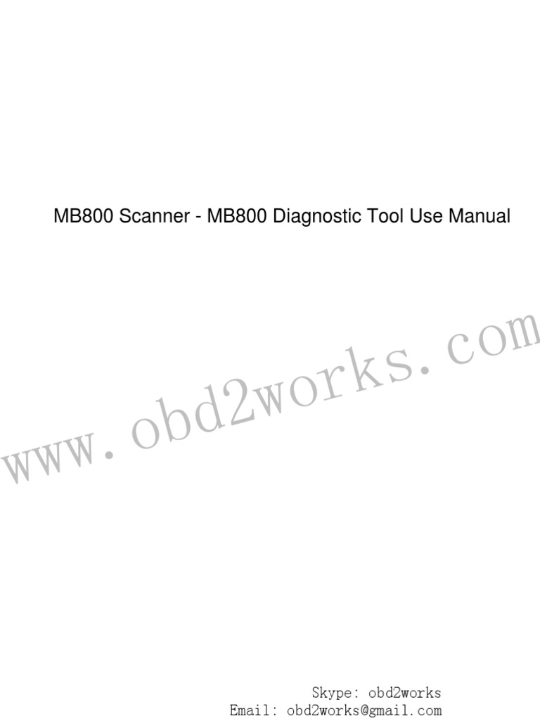 Mb880 Manual Pdf Vehicle Technology Vehicles