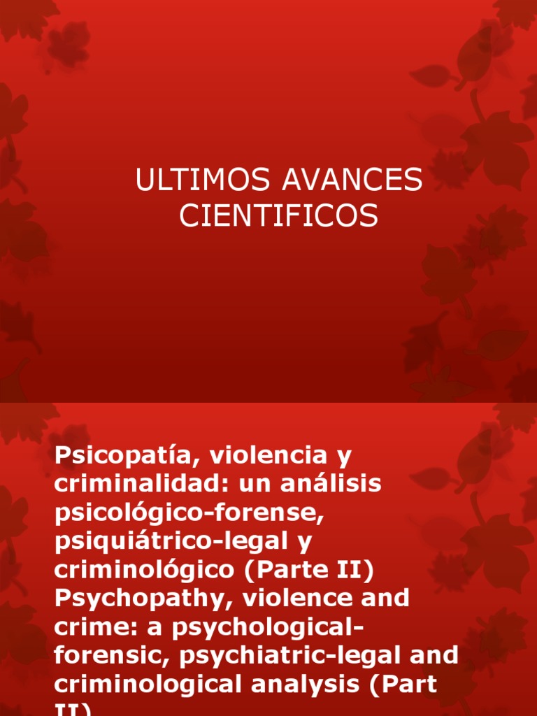 Personalidad Psicopatica | PDF | Psicopatía | Desorden de personalidad ...
