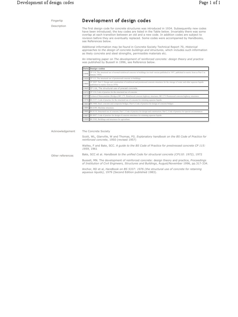 Design Codes 2 Pdf Reinforced Concrete Prestressed Concrete