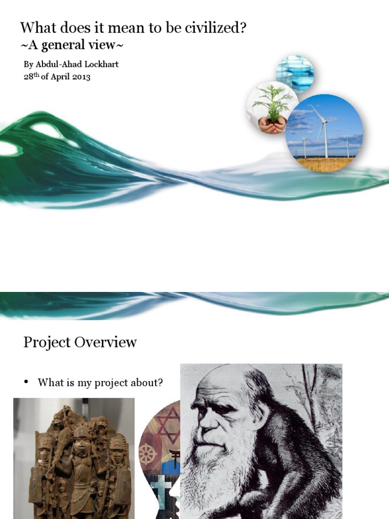 What Does It Mean To Be Civilized | PDF