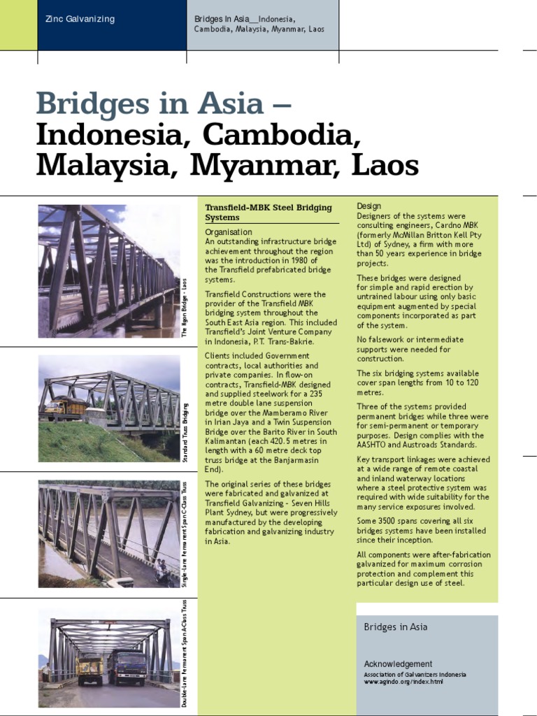 Transfield MBK: Asia's Steel Bridge Leader | PDF | Bridge | Galvanization