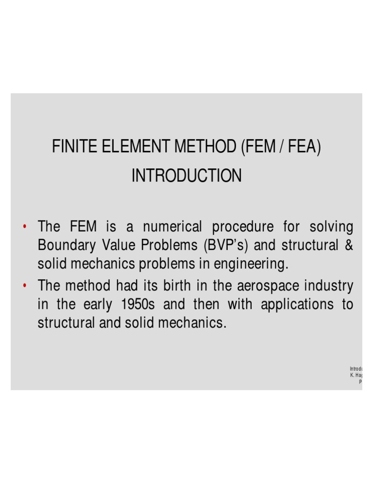 An Introduction to the Fundamental Concepts and Applications of the ...