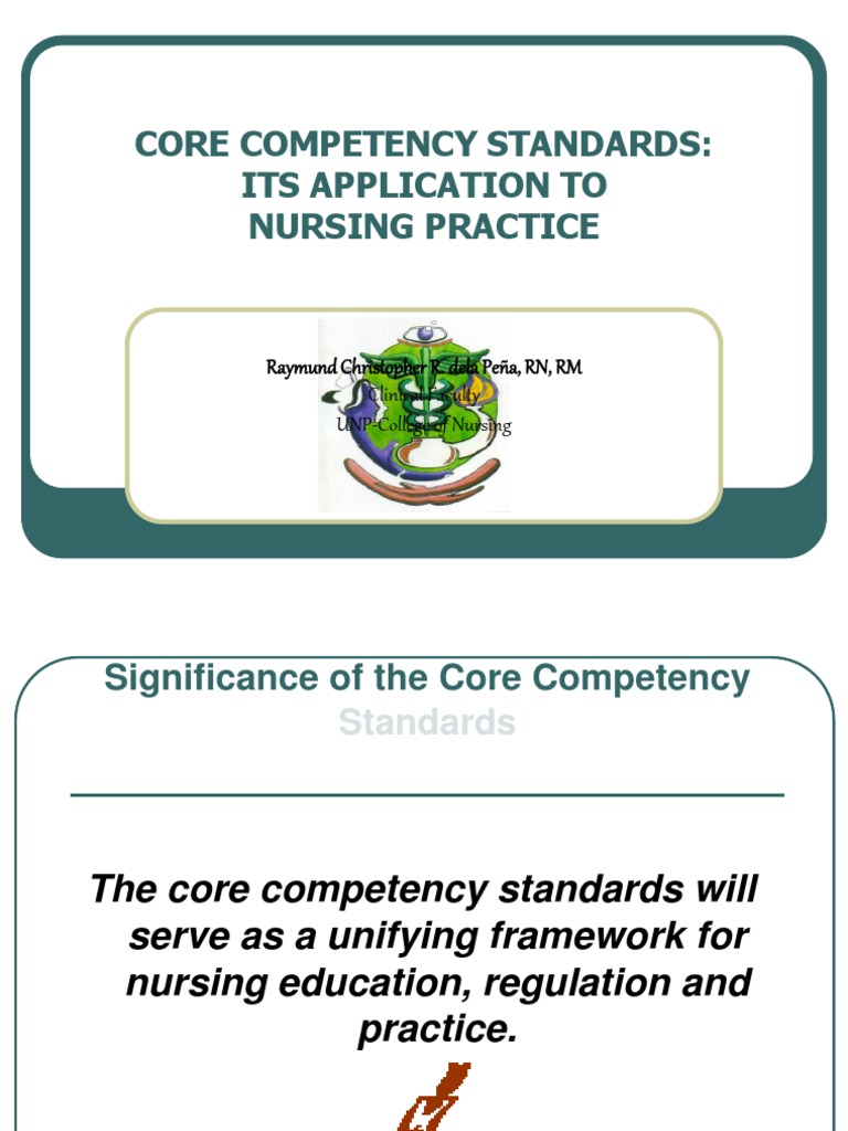 Core Competency Standards | PDF | Competence (Human Resources) | Health ...