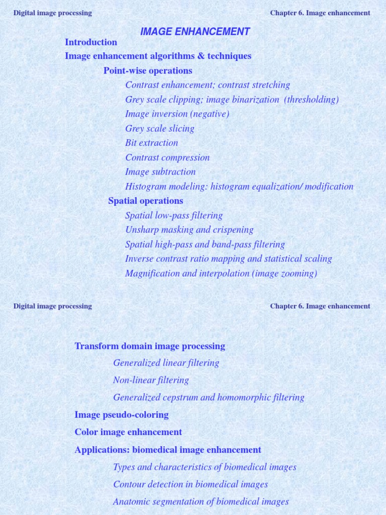 Cap6 Corectat Engleza | PDF | Image Editing | Electronic Filter
